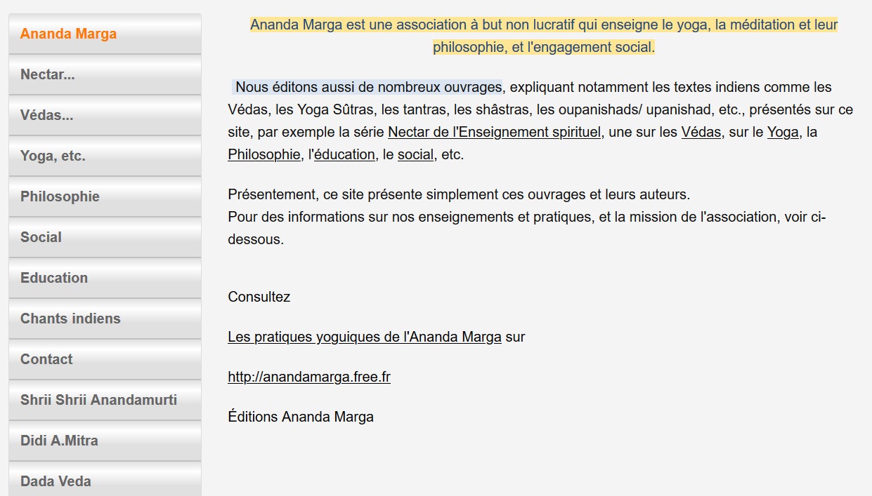 Publications – Ananda Marga Network